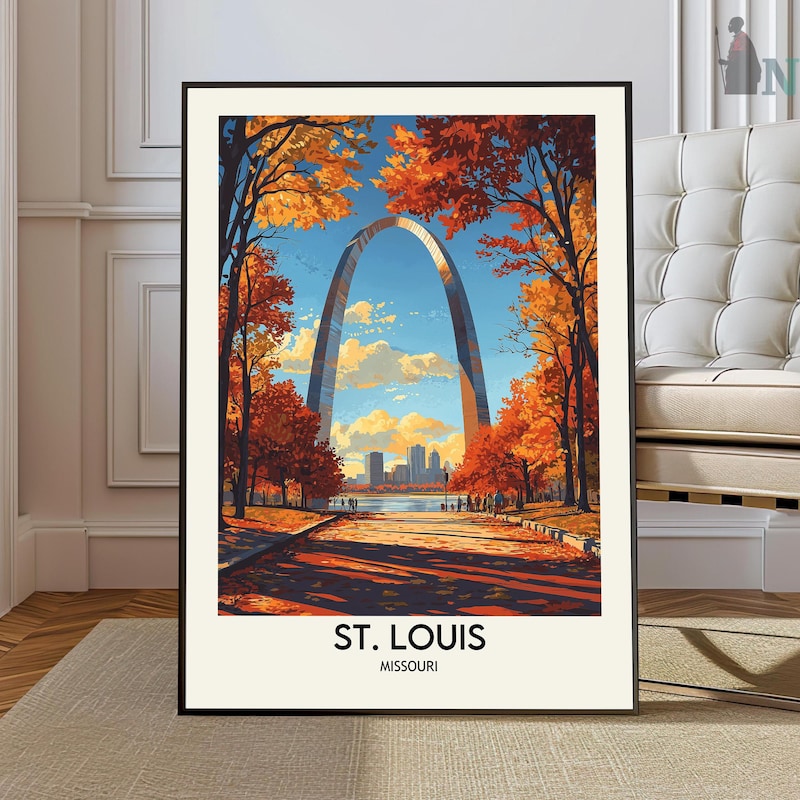 St Louis Poster - Etsy