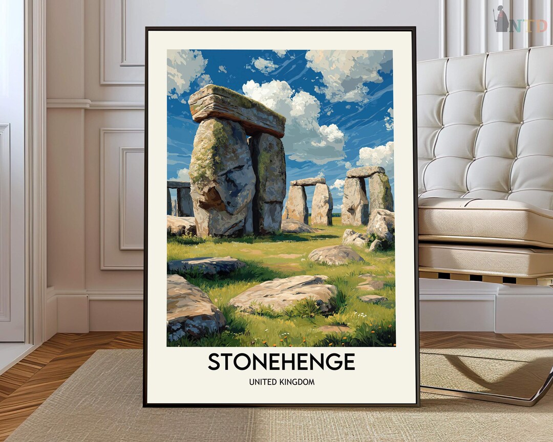 Stonehenge Poster, Stonehenge Wall Art, Stonehenge Print, Stonehenge ...