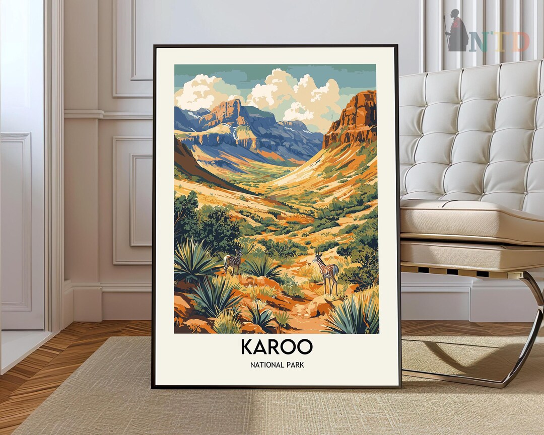 Karoo National Park Poster, Karoo Wall Art, Karoo Print, Karoo Photo ...