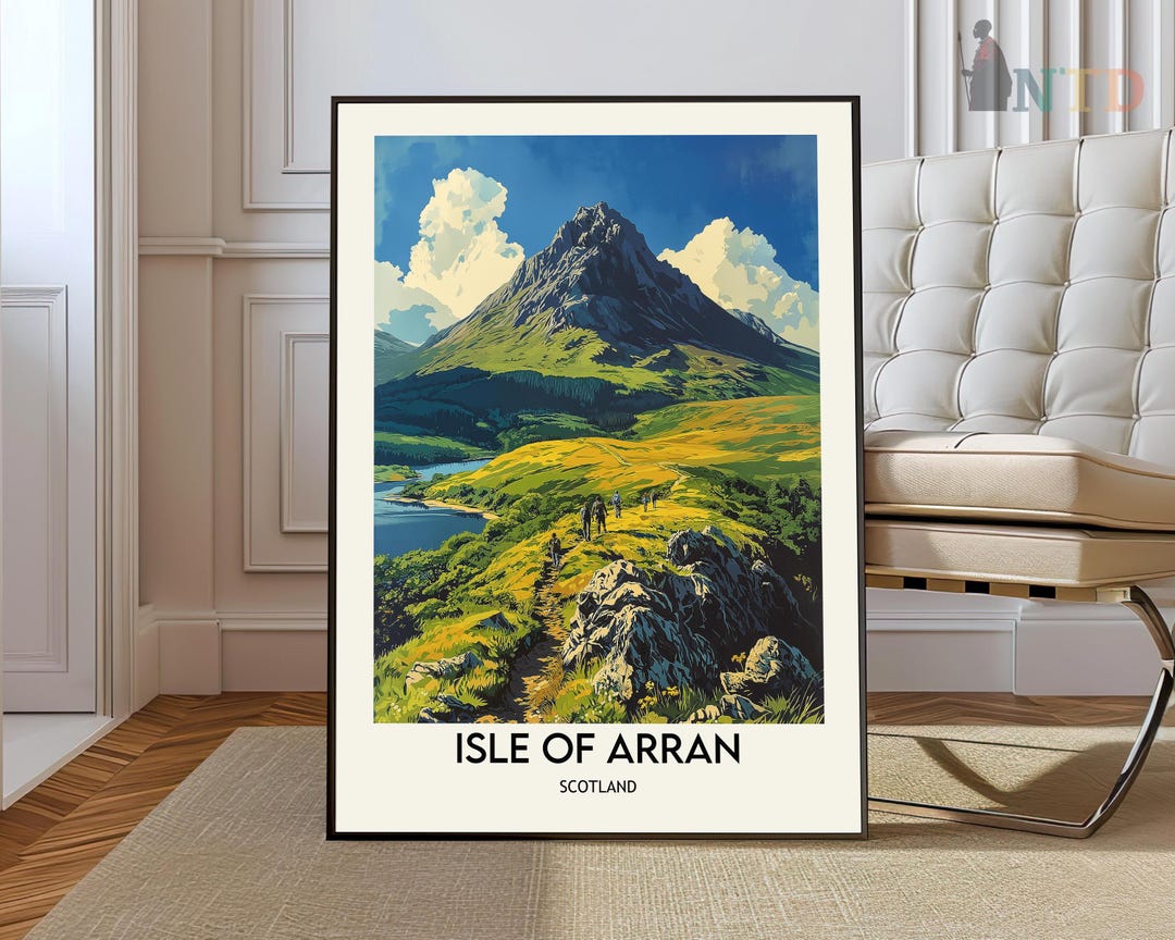 Isle of Arran Print, Isle of Arran Poster, Isle of Arran Wall Art ...