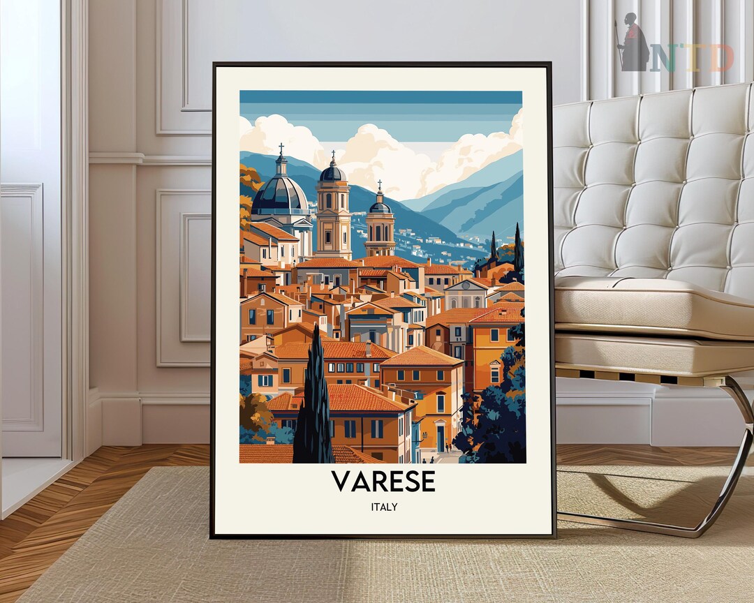 Varese Italy Poster: Lombardy Travel Photography, Garden City Print - Etsy