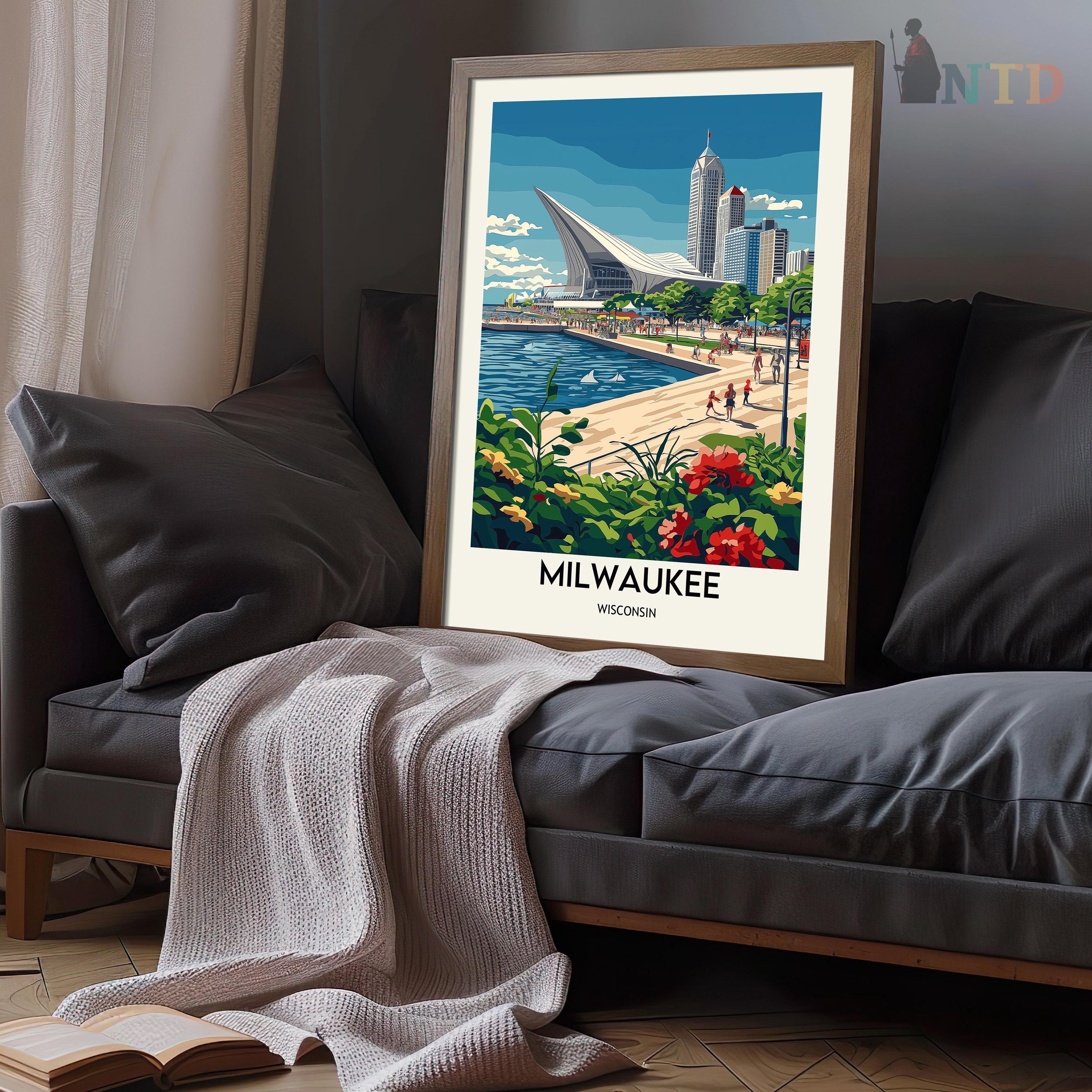 Milwaukee Poster, Milwaukee Wall Art, Milwaukee Print, Milwaukee Photo ...