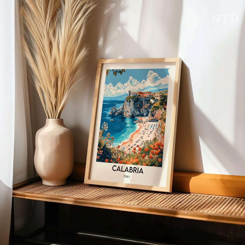 Calabria Print, Calabria Poster, Calabria Wall Art, Calabria Art Print ...