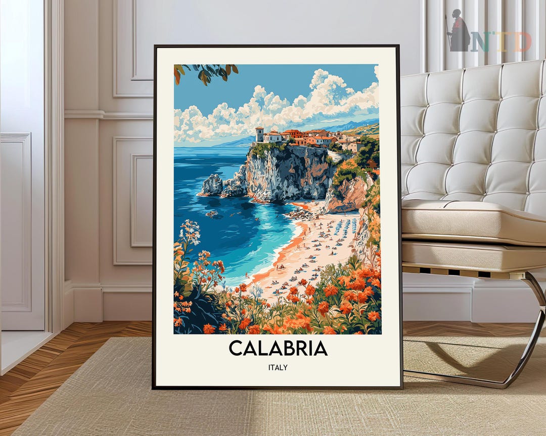 Calabria Print, Calabria Poster, Calabria Wall Art, Calabria Art Print ...