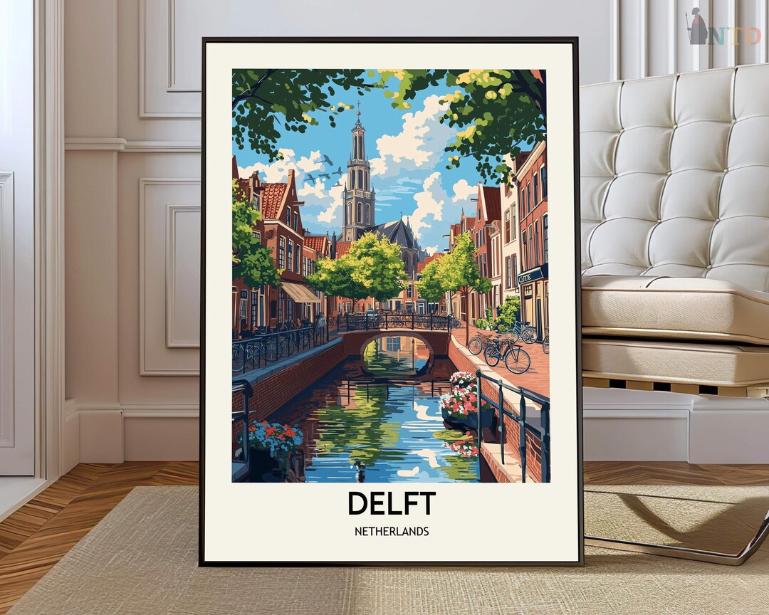 Delft Poster, Delft Wall Art, Delft Print, Delft Photo, Delft Poster ...