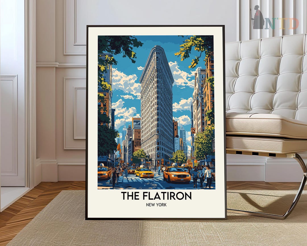 Flatiron Building New York City Print, Flatiron Wall Art, Flatiron ...