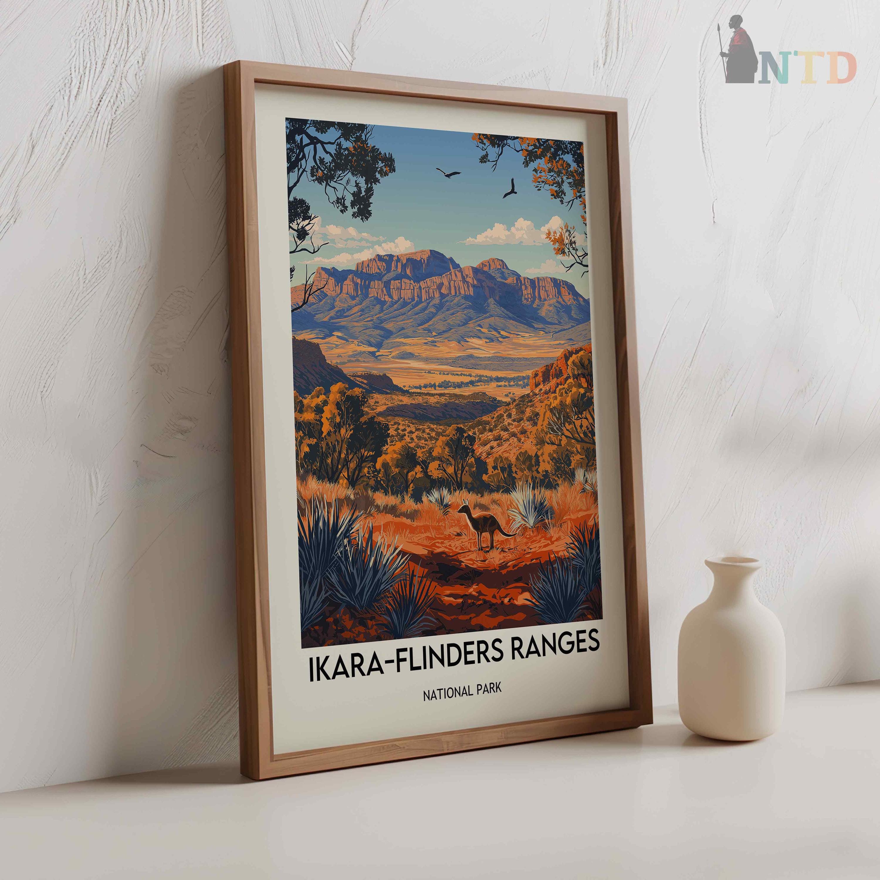 Ikara-flinders Ranges Poster, Ikara-flinders Ranges Wall Art, Ikara ...