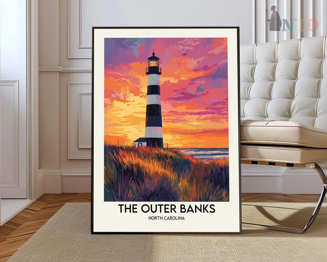 Outer Banks Print, Outer Banks Wall Art, Outer Banks Poster, Outer ...