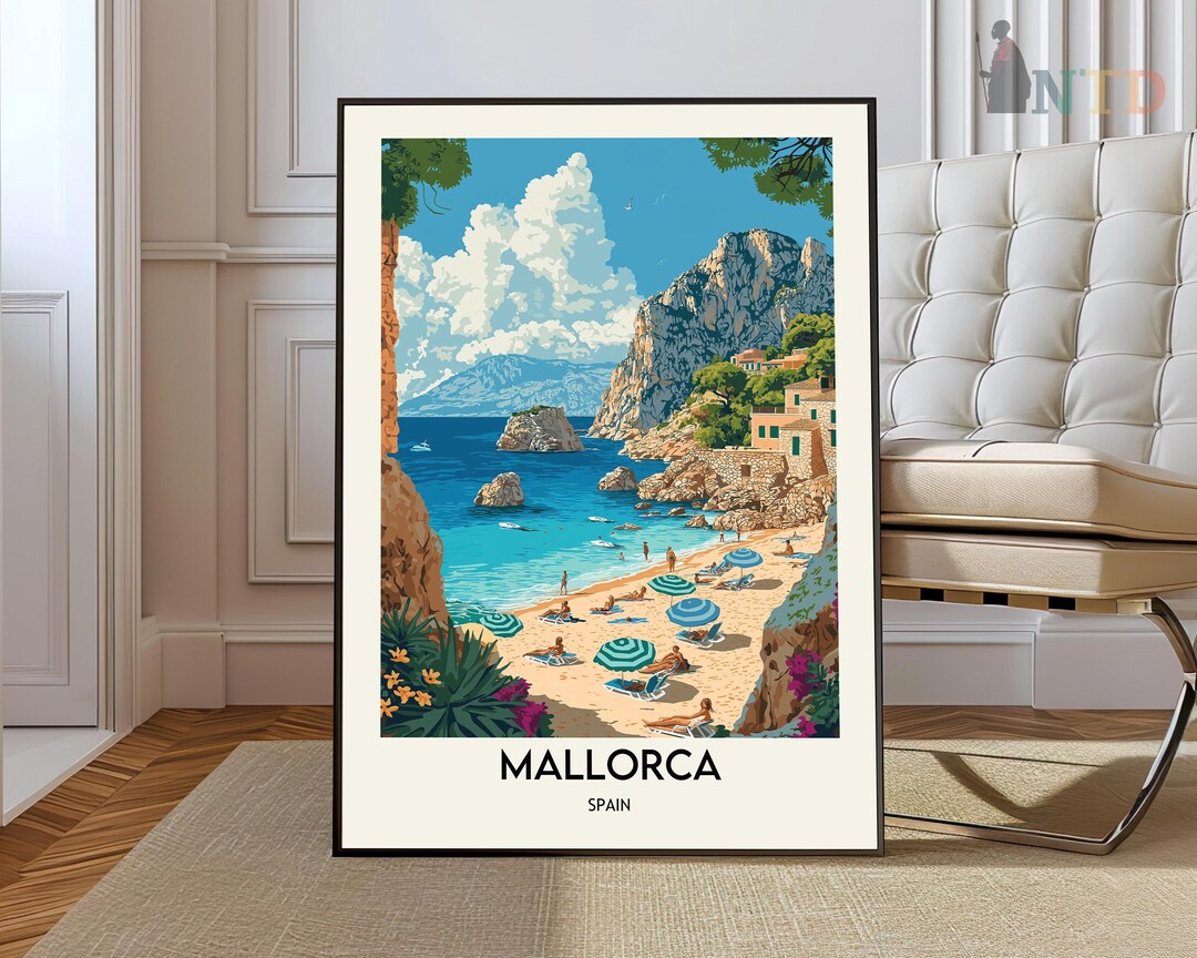 Mallorca Poster, Mallorca Wall Art, Mallorca Print, Mallorca Photo ...