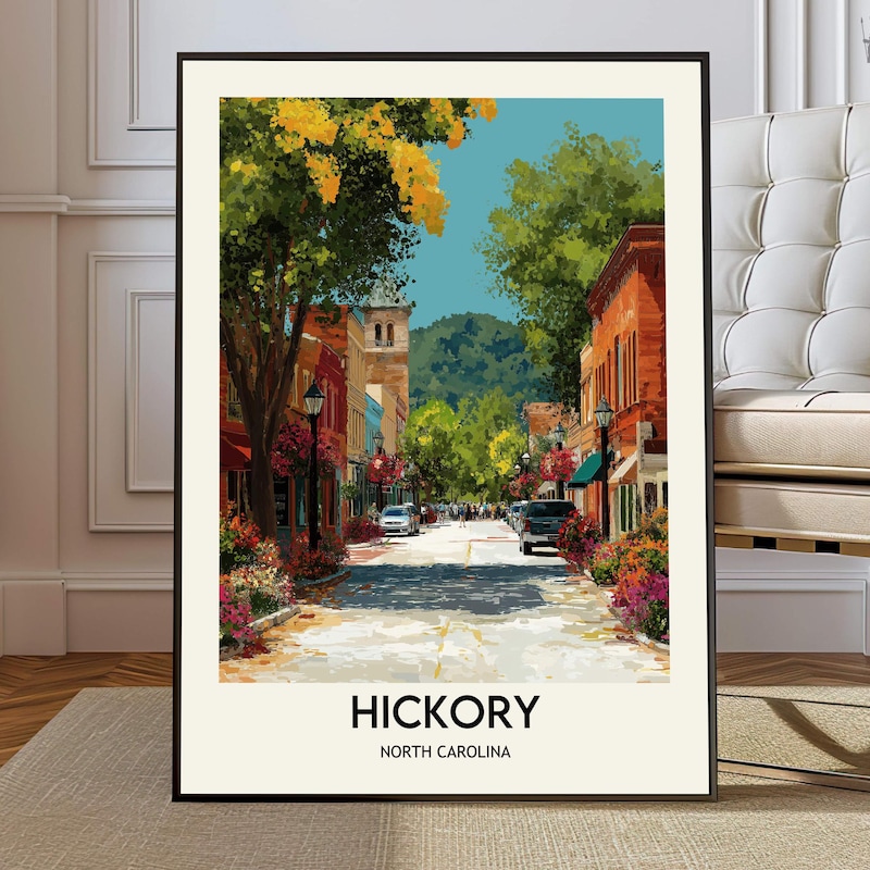 Hickory, Nc Art - Etsy