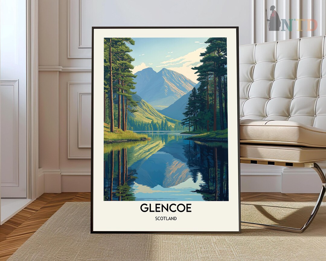 Glencoe Print, Glencoe Wall Art, Glencoe Poster, Glencoe Photo, Glencoe ...