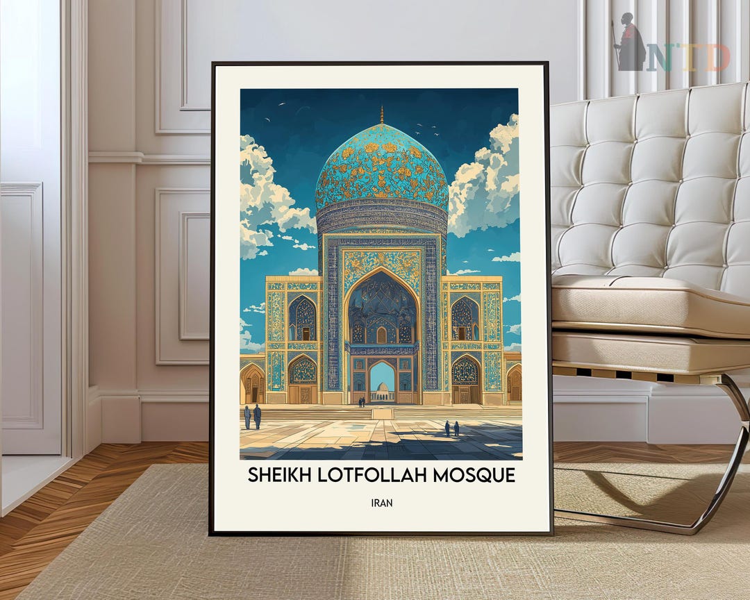 Sheikh Lotfollah Mosque Poster, Sheikh Lotfollah Mosque Wall Art ...