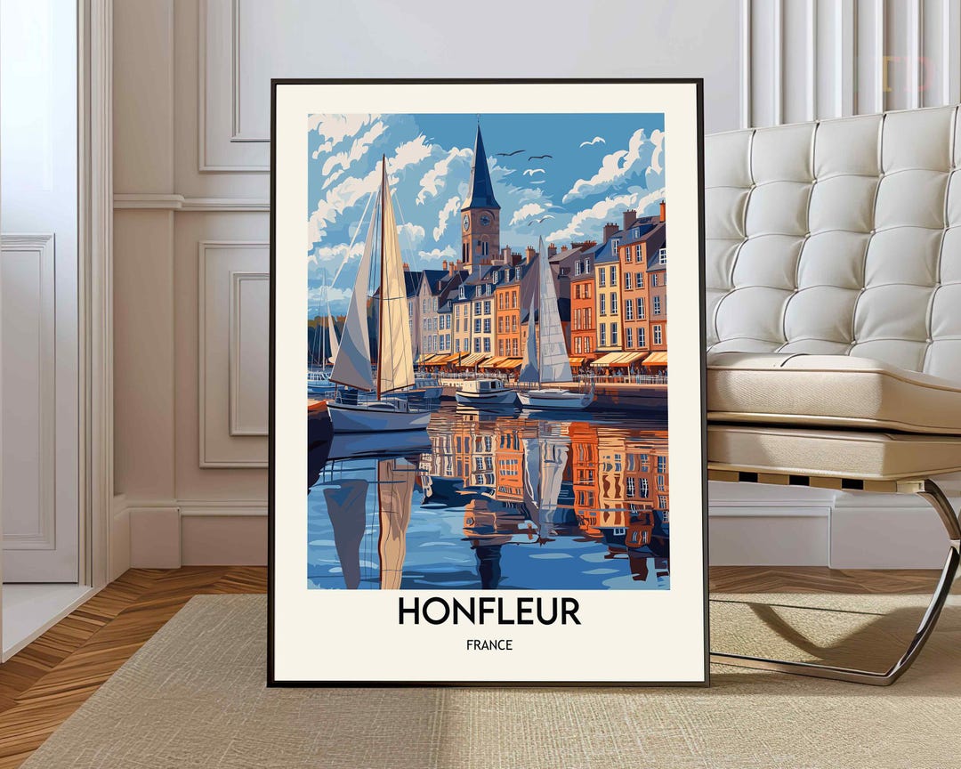 Honfleur Poster, Honfleur Wall Art, Honfleur Print, Honfleur Photo ...