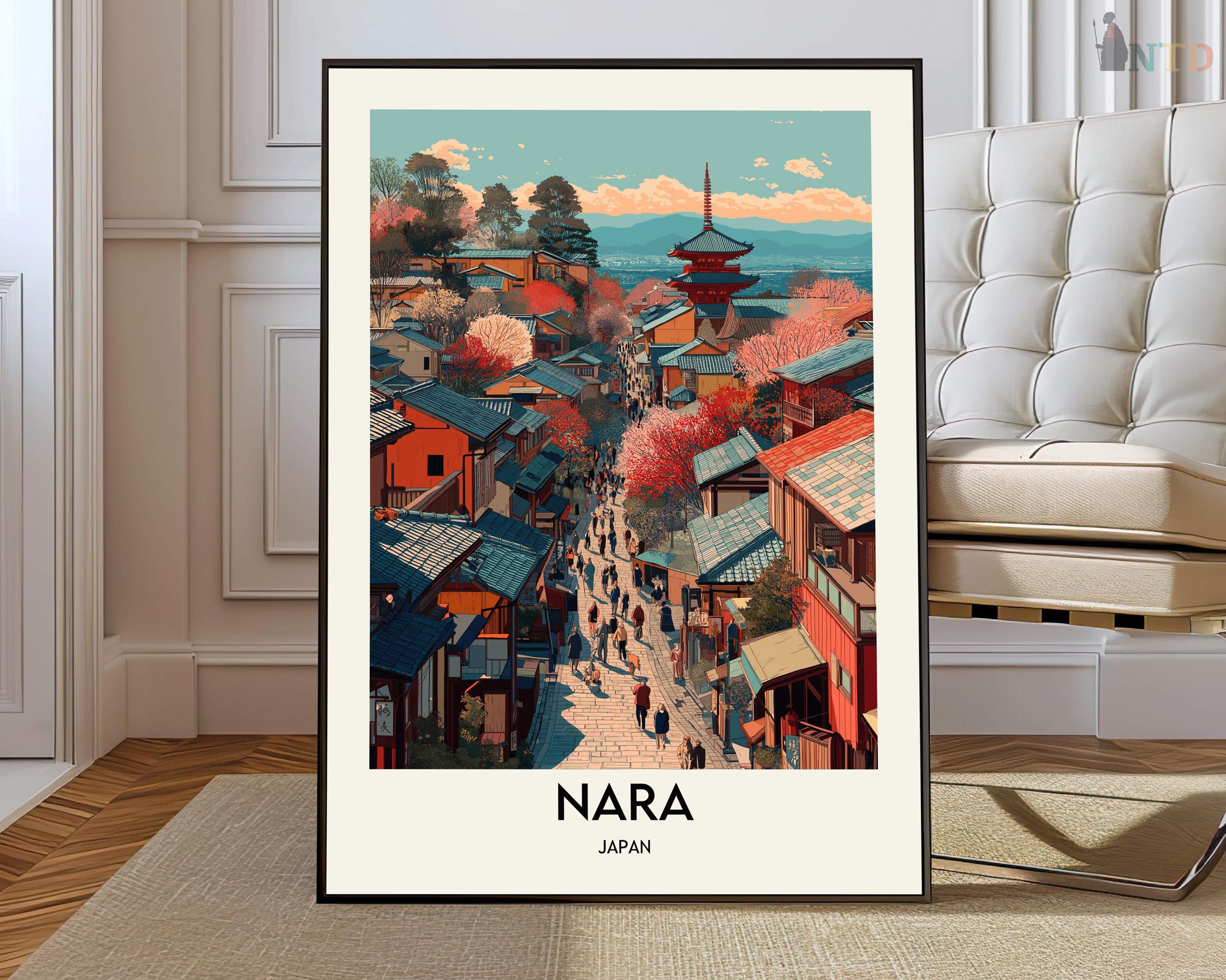 Nara Poster, Nara Wall Art, Nara Print, Nara Photo, Nara Poster Print ...
