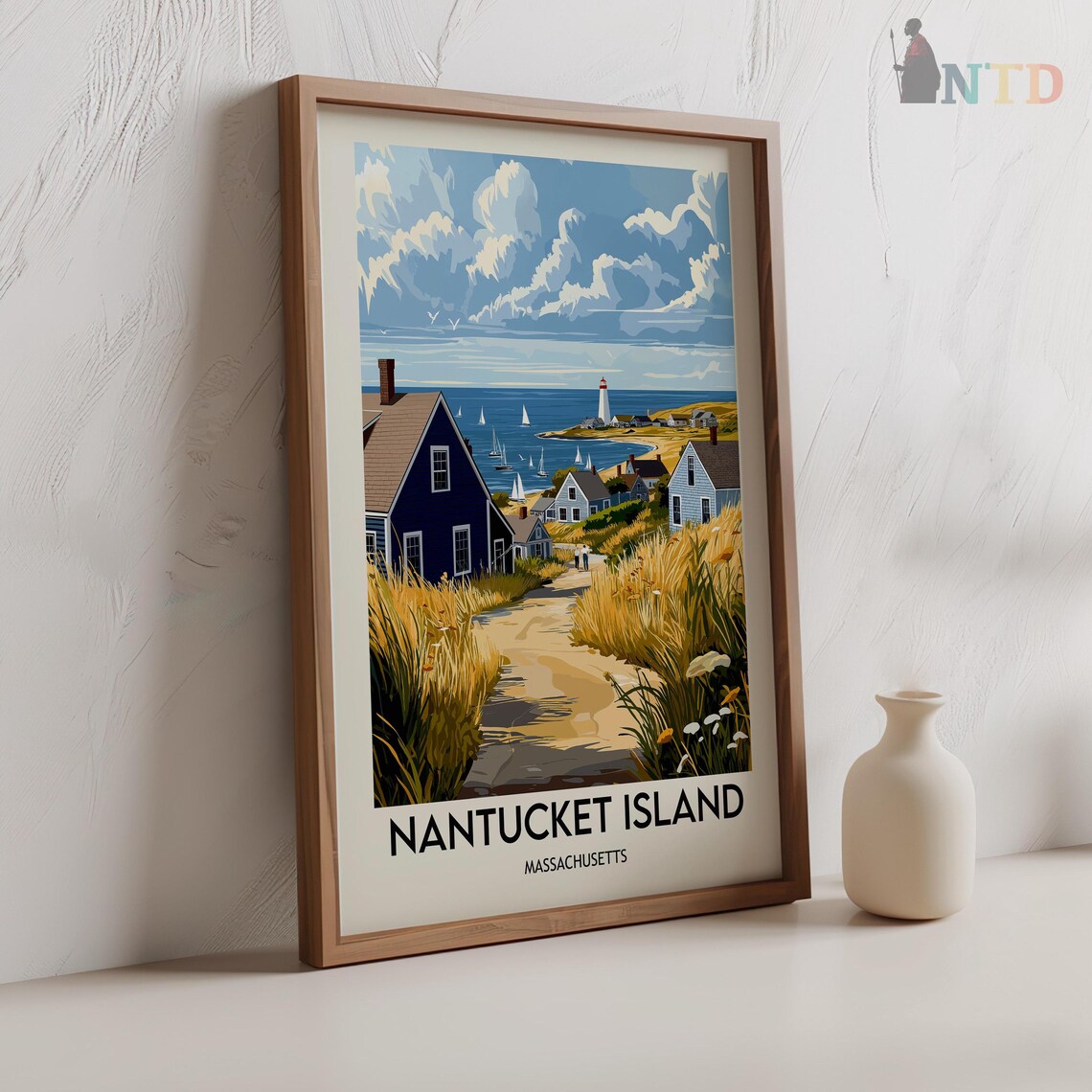 Nantucket Island Poster, Nantucket Island Wall Art, Nantucket Island ...