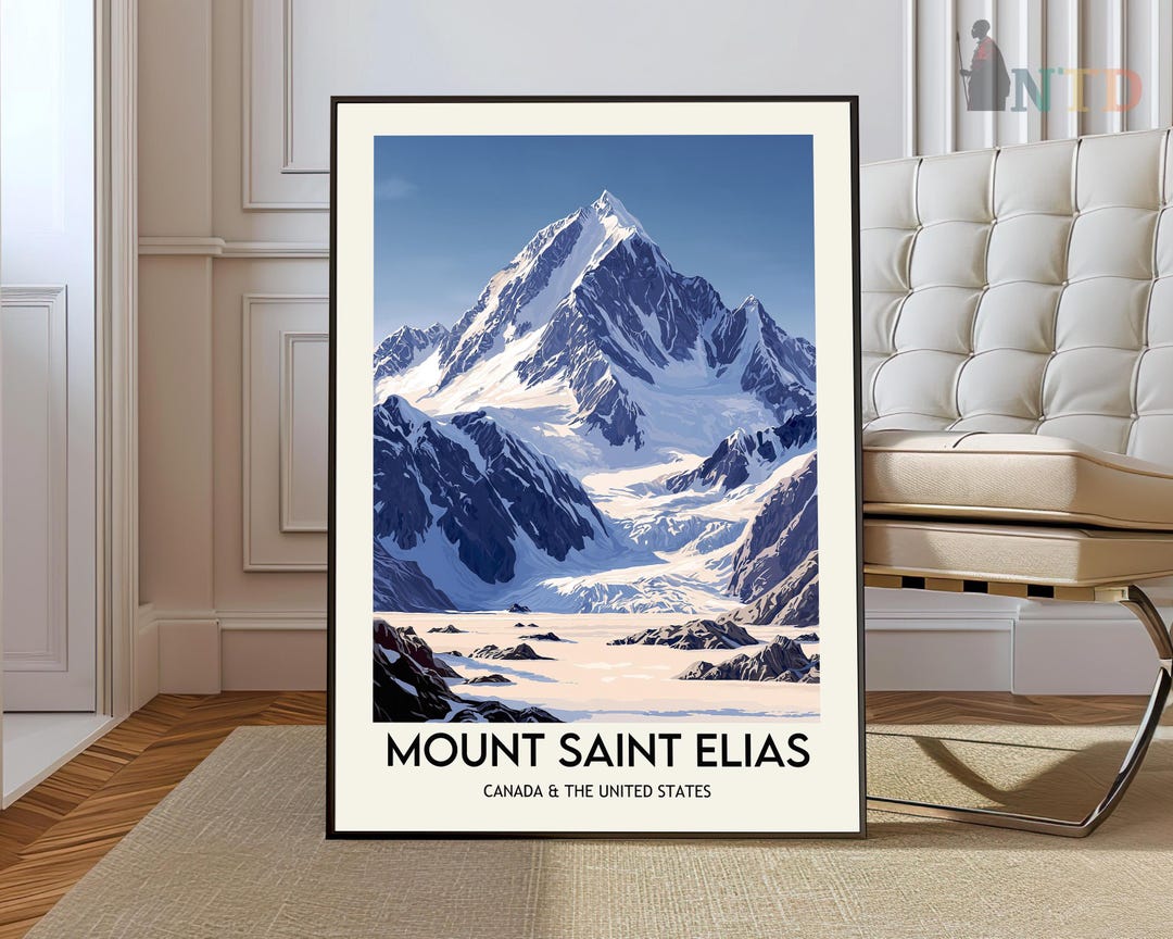 Mount Saint Elias Poster, Mount Saint Elias Wall Art, Mount Saint Elias ...
