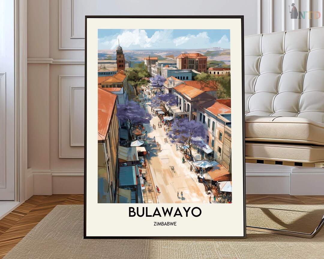Bulawayo Poster, Bulawayo Wall Art, Bulawayo Print, Bulawayo Photo ...