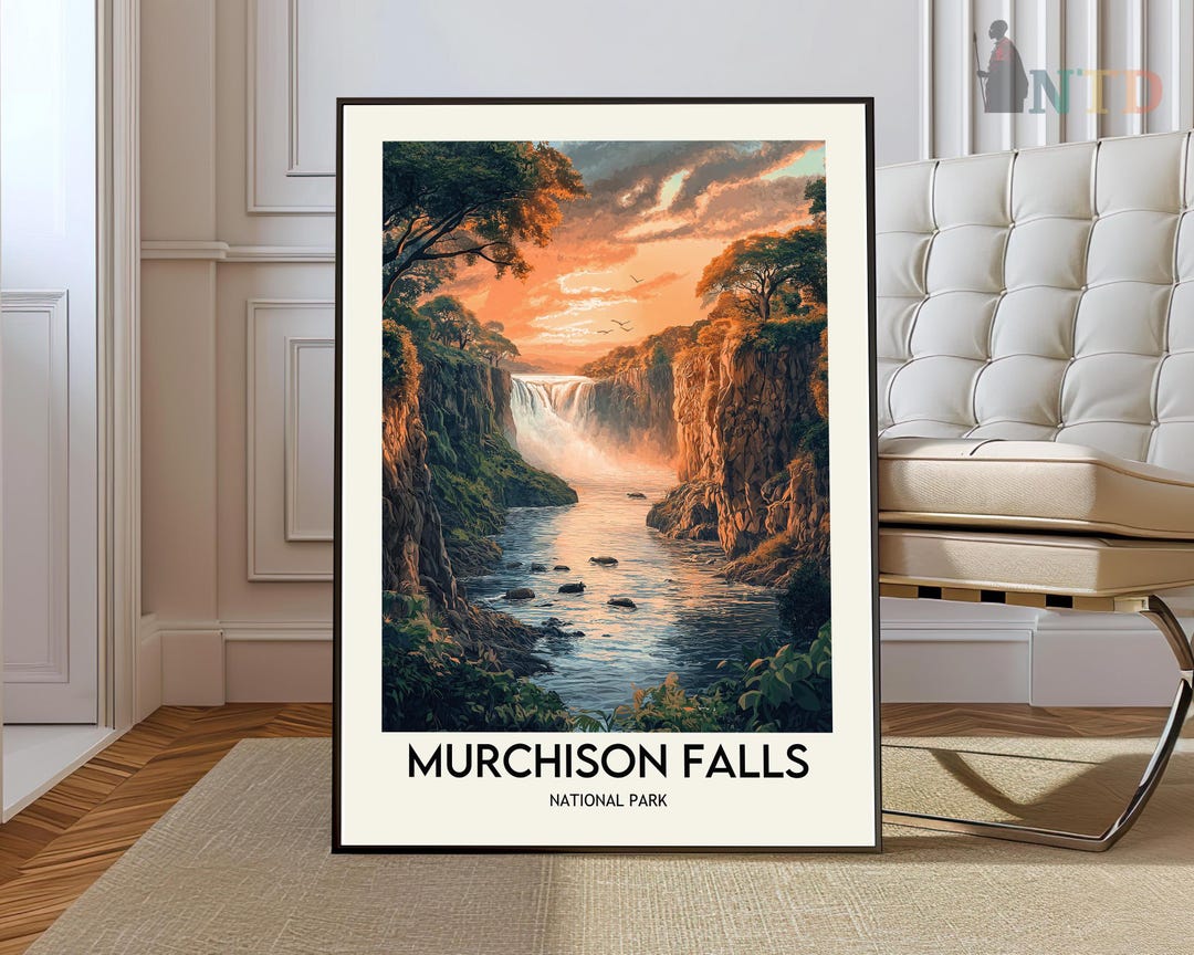 Murchison Falls Poster, Murchison Falls Wall Art, Murchison Falls Print ...