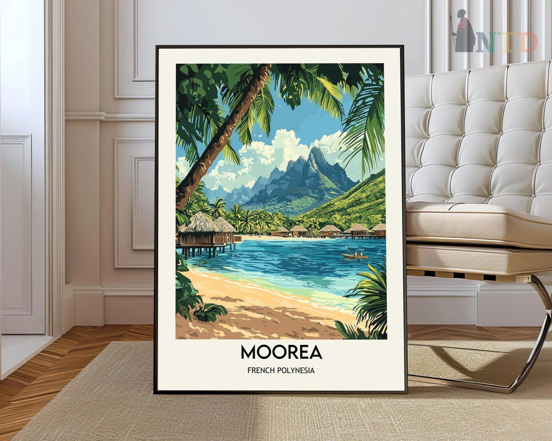 Moorea Poster, Moorea Print, Moorea Photo, Moorea Art, Polynesia Poster ...