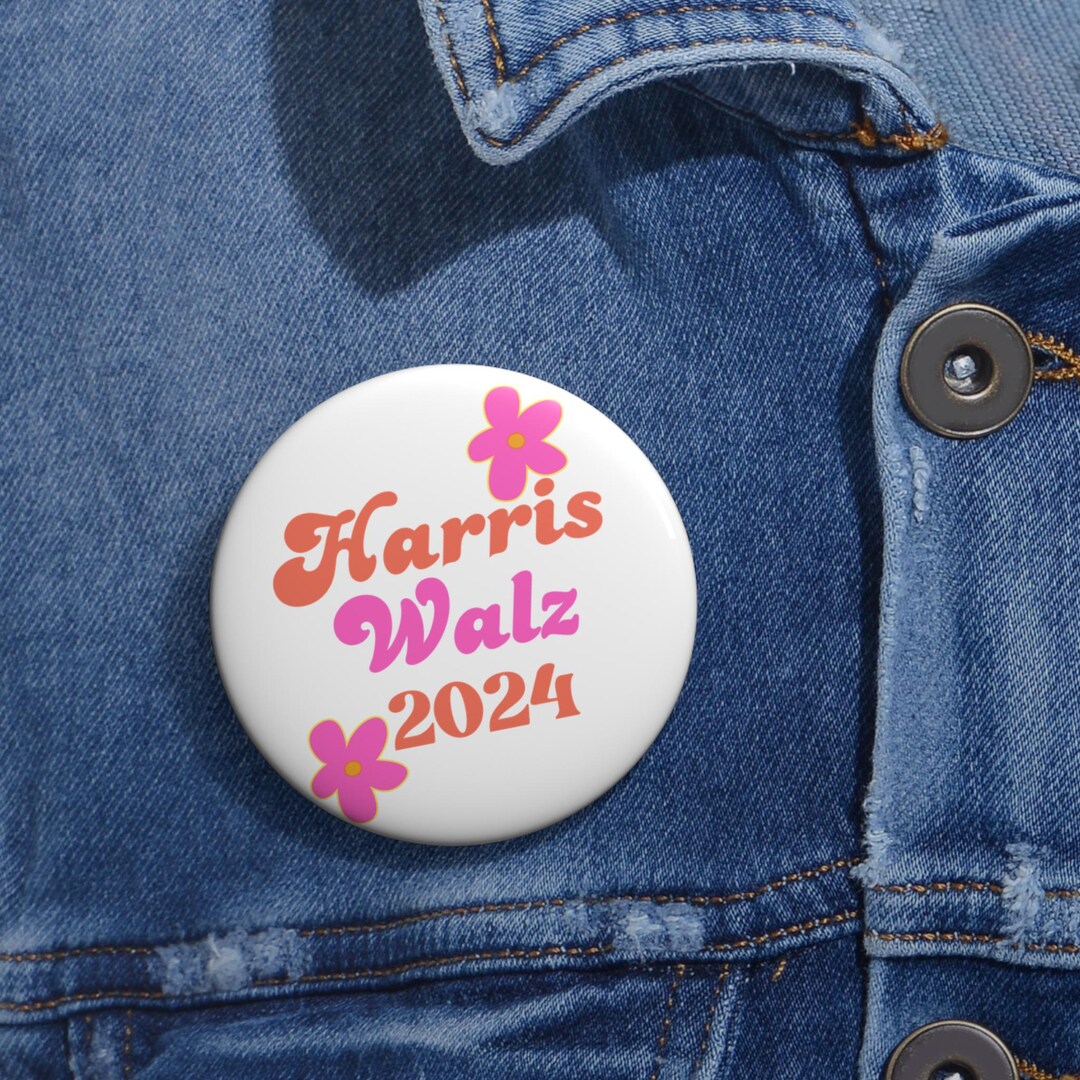 Kamala Harris Tim Walz Campaign Buttons 2024 Presidential Election ...