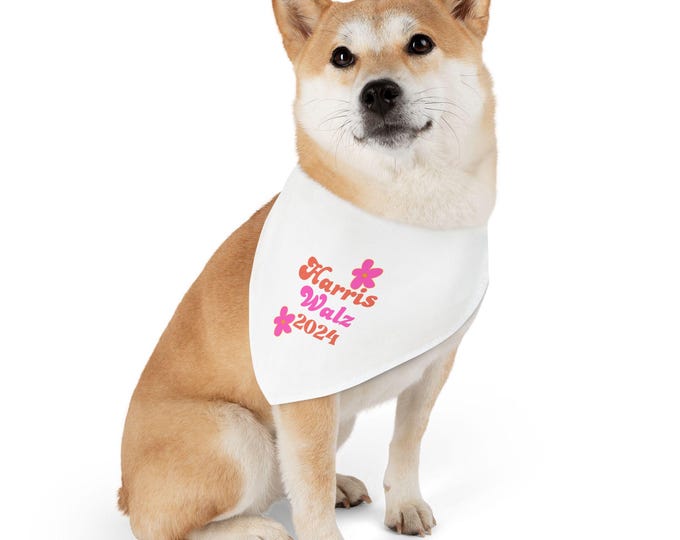 Dogs for Kamala Harris 2024 Pet Bandana We Are Not Going Back Kamala ...