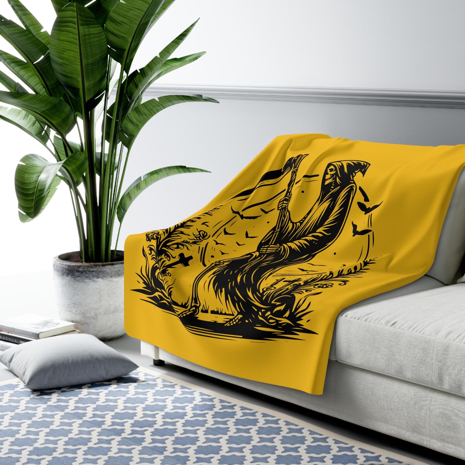 Grim Art Reaper in Moon DXF Cricut SVG PNG Silhouette Maker Tattoo ...