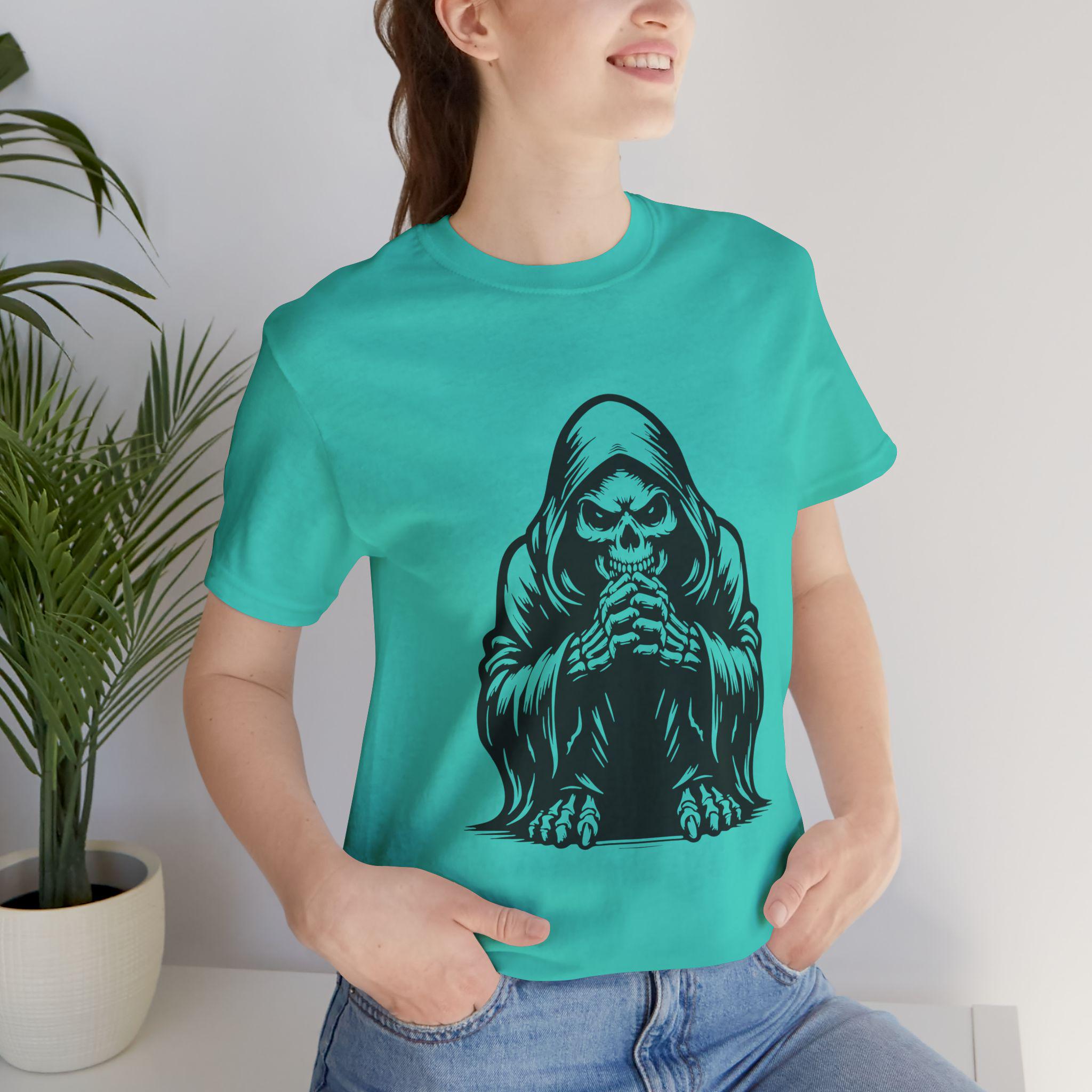 Praying Grim Reaper SVG PNG DXF Spooky Skeleton Cricut Silhouette Maker ...