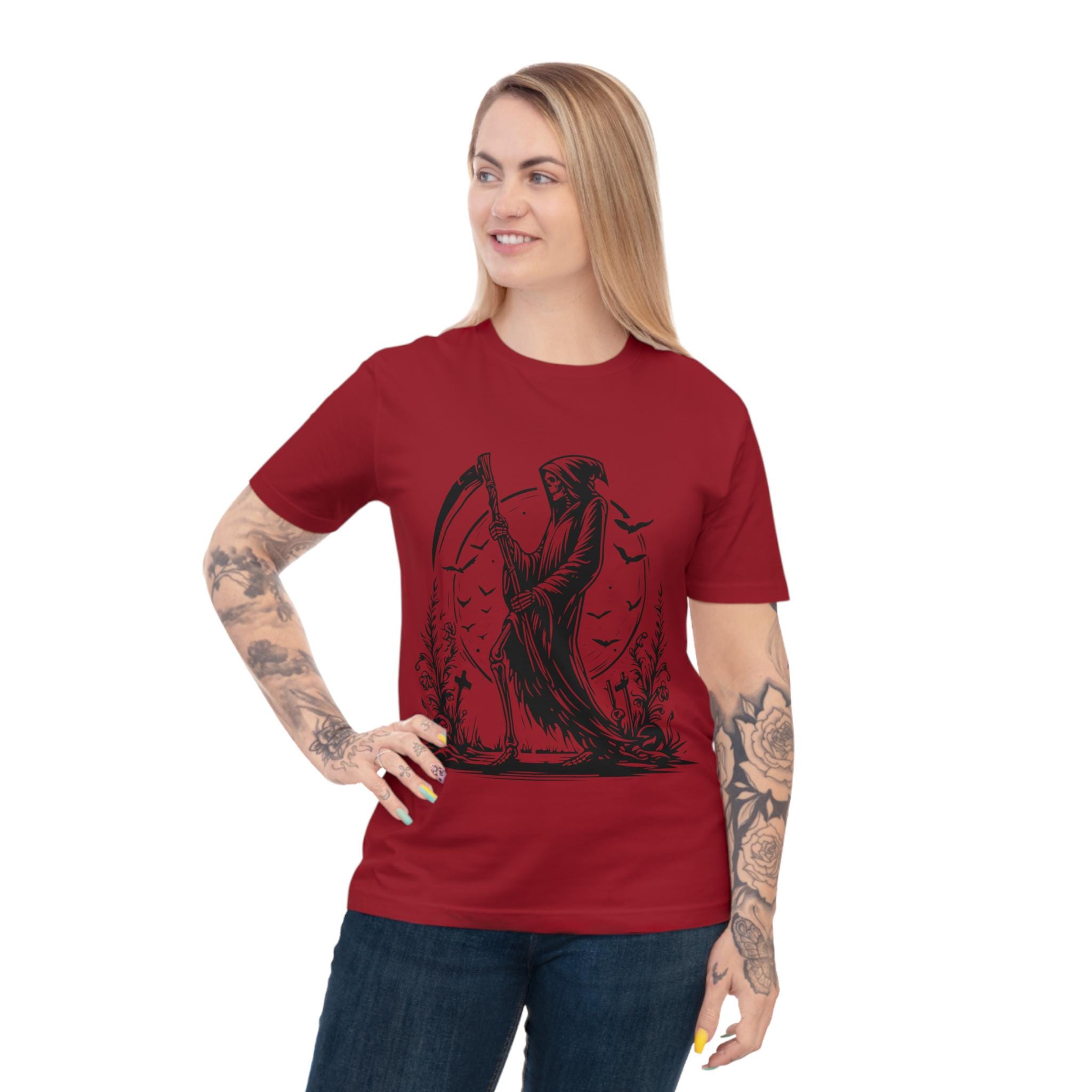 Grim Art Reaper in Moon DXF Cricut SVG PNG Silhouette Maker Tattoo ...