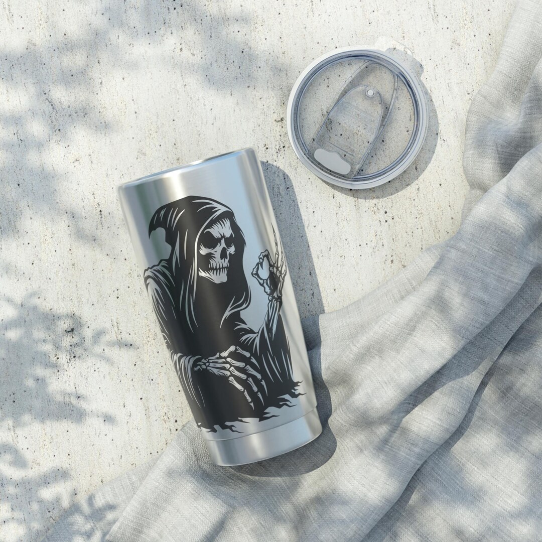 Reaper SVG PNG DXF Silhouette Cricut Maker Bone Art, Gothic Design ...