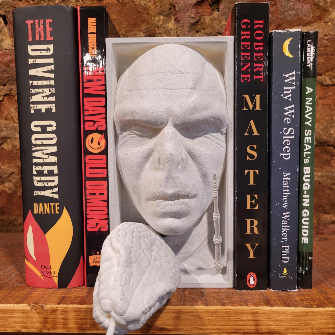 Voldemort Book Nook: Dark Wizard Bookshelf Insert, Hand-painted Fantasy ...