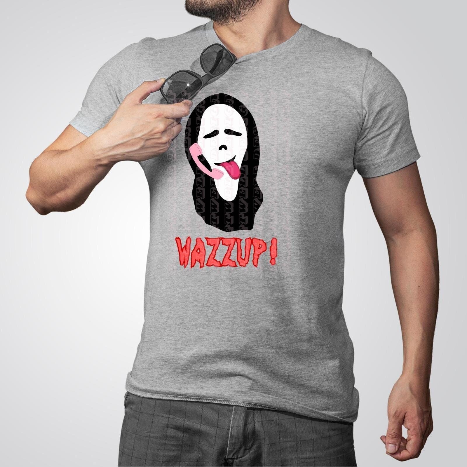 Wazzup Ghost Face SVG, Scream Shirt PNG, Spooky Season, Horror Movie ...