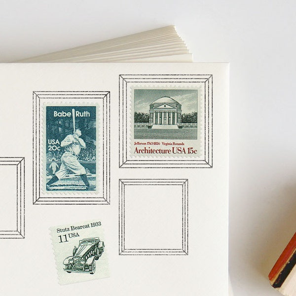 Rubber Stamps Frame - Etsy