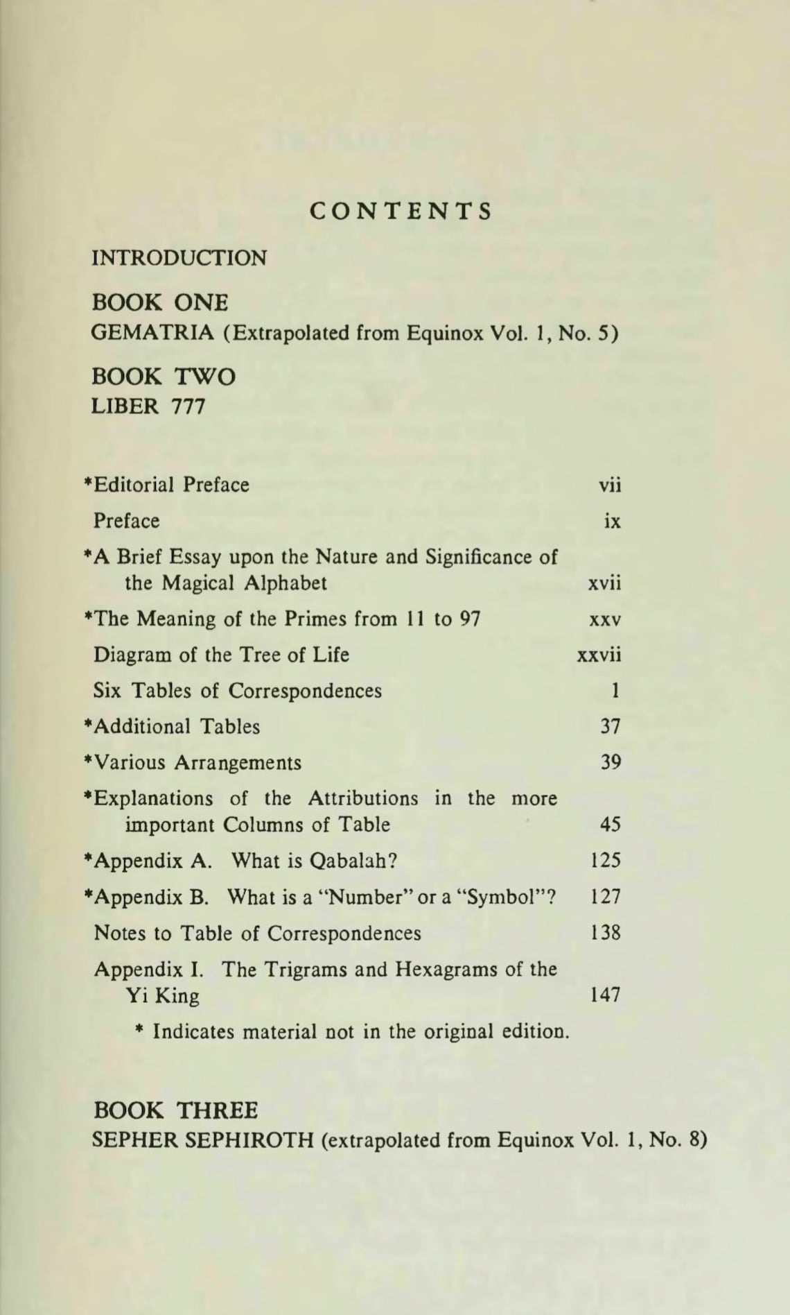 777 the Qabalah of Aleister Crowley - Etsy