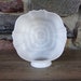 Vintage White Milk Glass Half Shade Light Fixture Sconce 2-1/4 Fitter ...