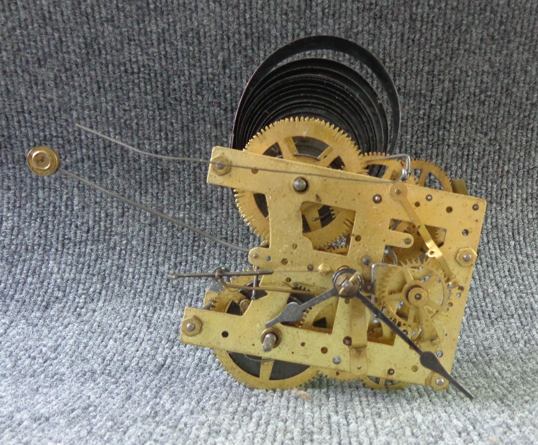 Vintage Clock Movement Mechanism for Parts Repair Repurpose Untested - Etsy
