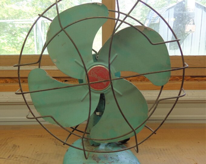 Vintage 1950's Superlectric Fan Model 1253C for Parts Restoration ...
