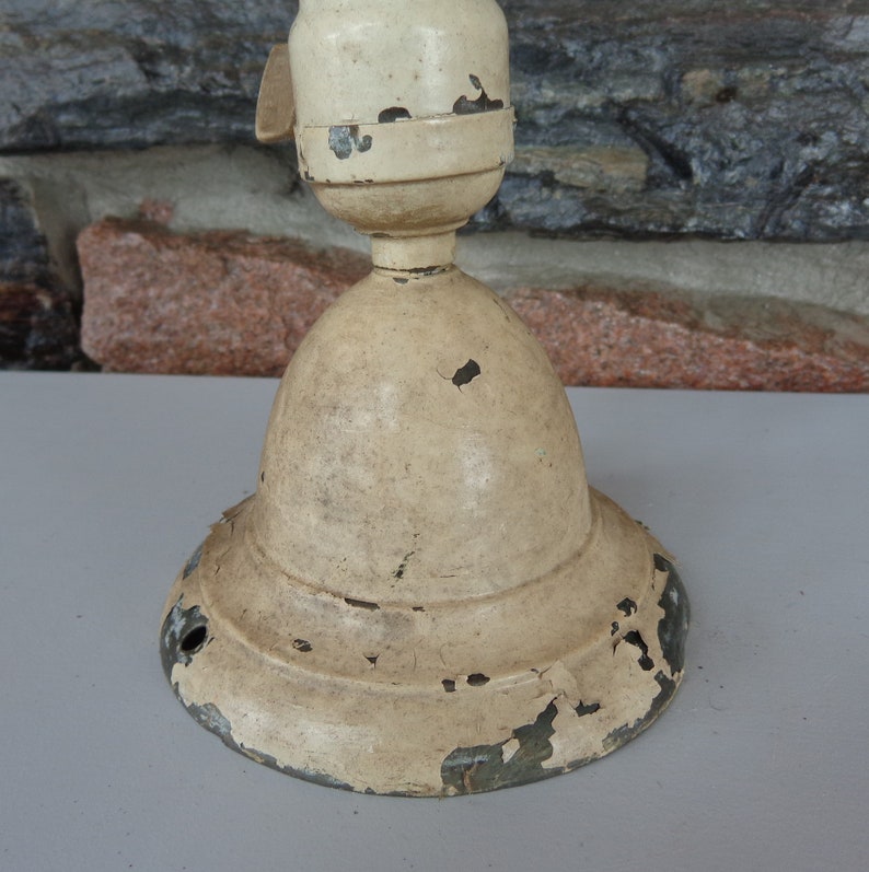 Vintage Brass Single Socket Ceiling Light Fixture for Parts Restoration ...