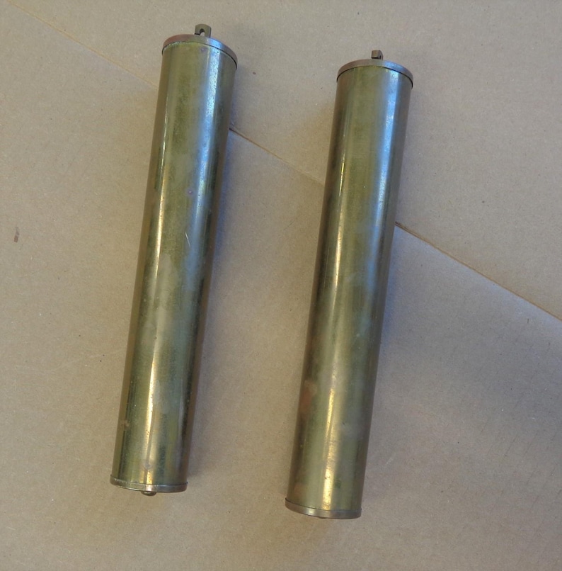 Vintage Pair of Grandfather Clock Weights W/ Brass Shell 8-1/2" - Etsy