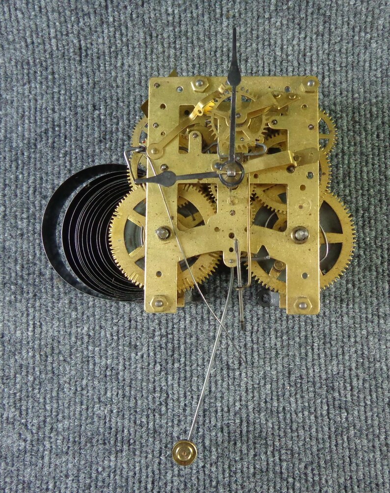 Vintage Clock Movement Mechanism for Parts Repair Repurpose Untested - Etsy