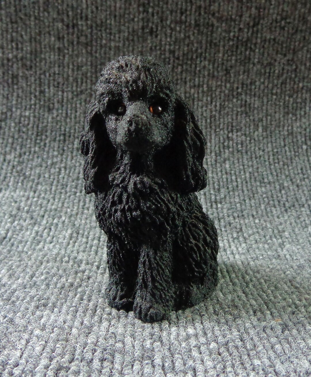 Vintage Sandicast Black Poodle Dog Figurine 4-1/4 Tall - Etsy