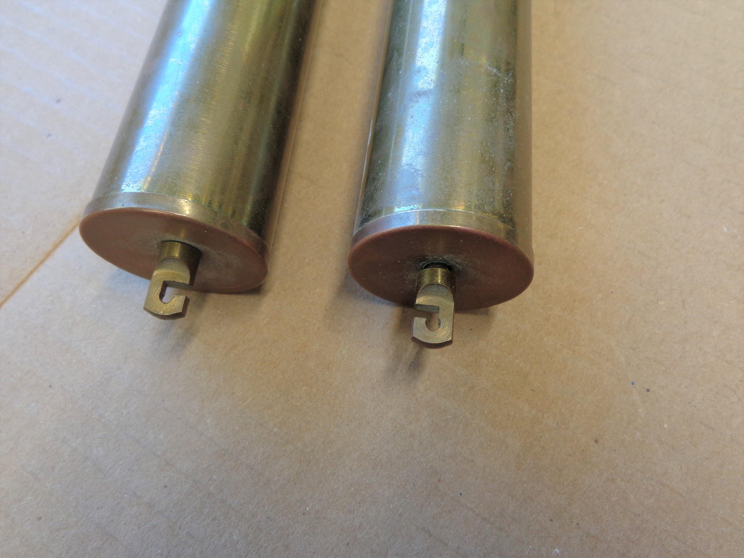 Vintage Pair of Grandfather Clock Weights W/ Brass Shell 8-1/2" - Etsy