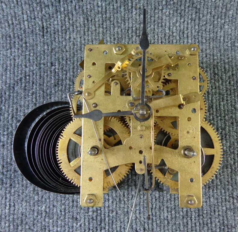 Vintage Clock Movement Mechanism for Parts Repair Repurpose Untested - Etsy