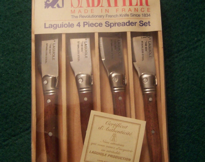 Sabatier Made in France Laguiole the Bee 4 Piece Spreader Set MIB - Etsy
