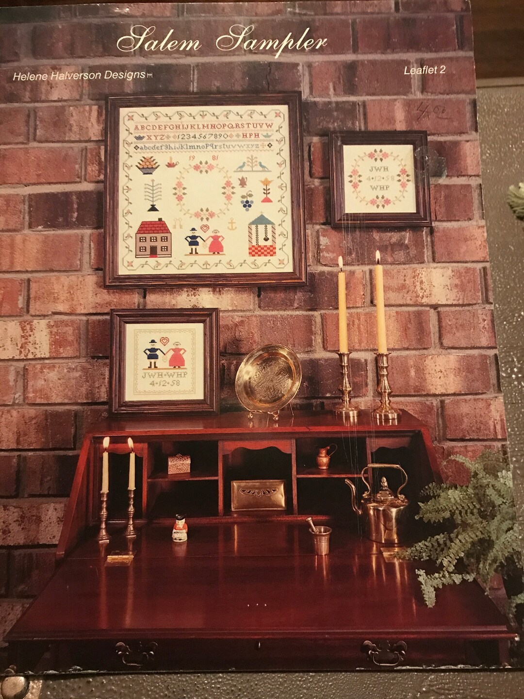 Helene Halverson Designs Salem Sampler Leaflet 2 - Etsy