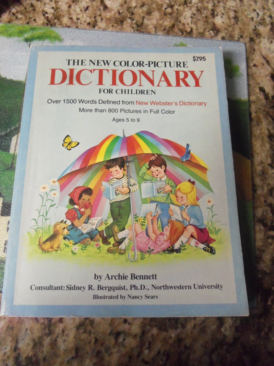 The New Color Picture Dictionary for Children By Archie | Etsy