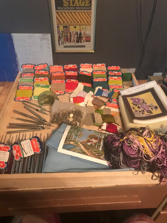 Nice Assorted Lot Japanese Bunka Punch Needles Tacks Threads & - Etsy