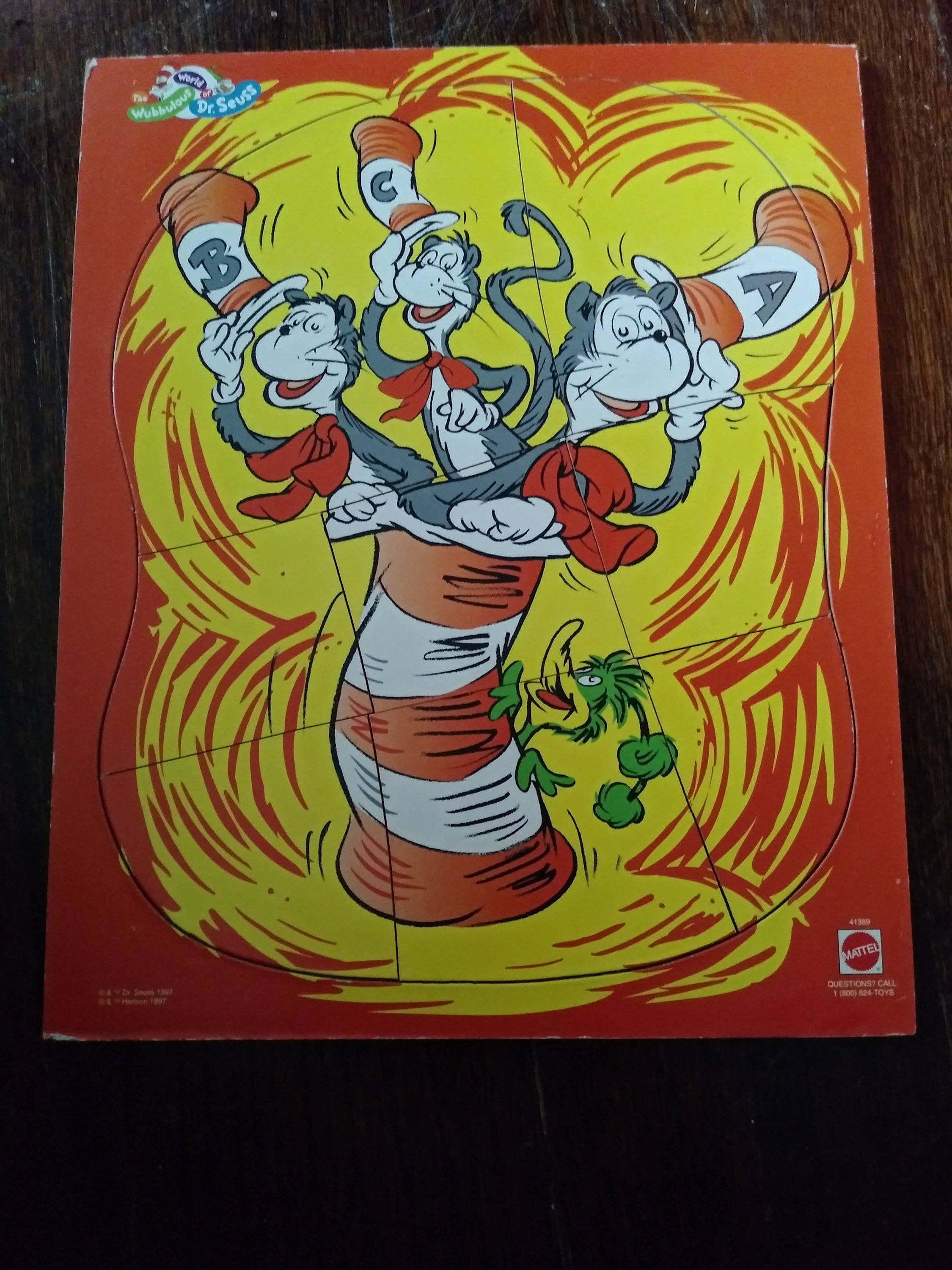 Seuss Frame Puzzle Mattel The Wubbulous World of Dr Puzzles Games ...