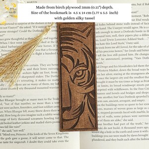 Tiger Wooden Bookmark - Personalised Book Lover's Engraved Gift - Etsy