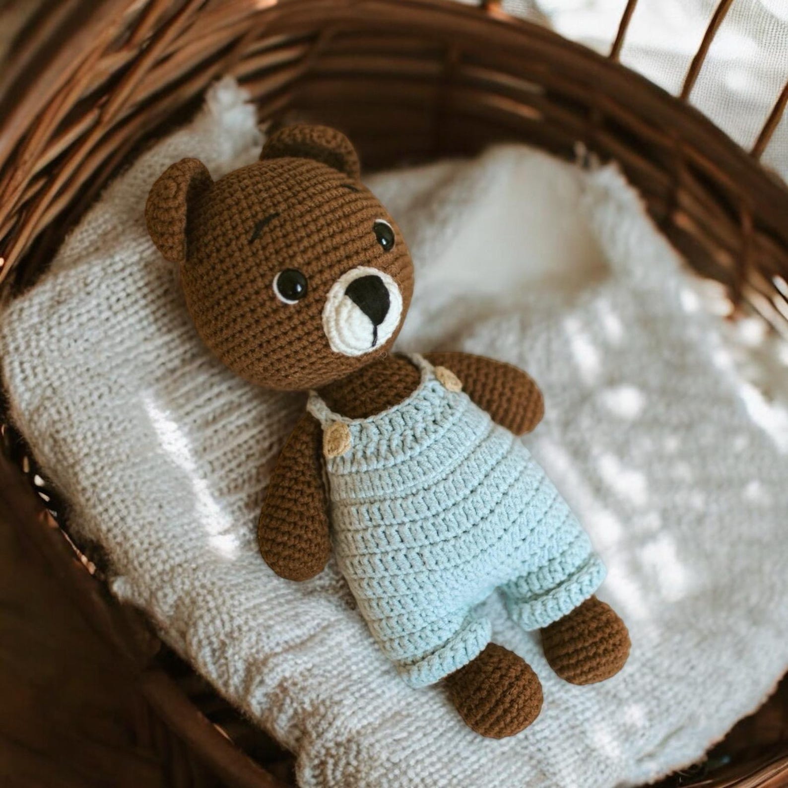 Theo the Teddy Bear Amigurumi Set - Etsy