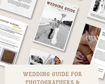 Wedding Photography Guide, Wedding Guide for Photographers, Wedding ...